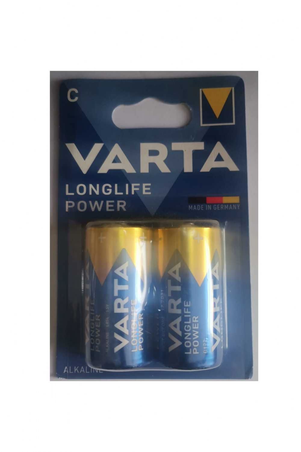 VARTA Longlife Power 2 C Alkalin Pil - akpinarelektrikmarketim.com