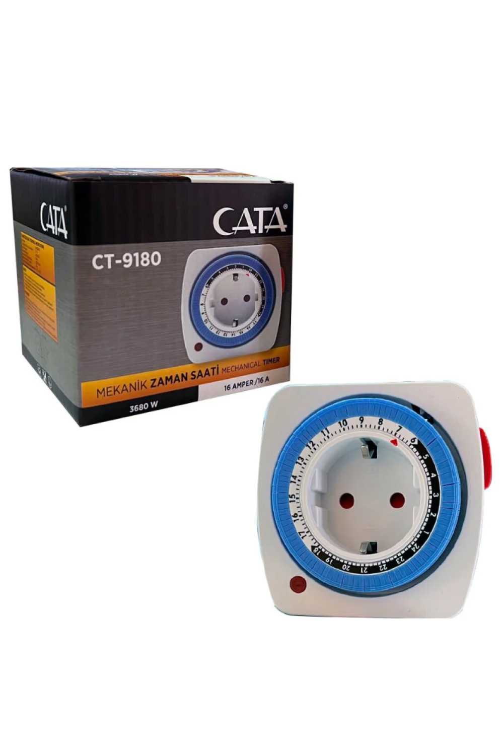 Cata Mekanik Zaman Saati CT-9180 - akpinarelektrikmarketim.com