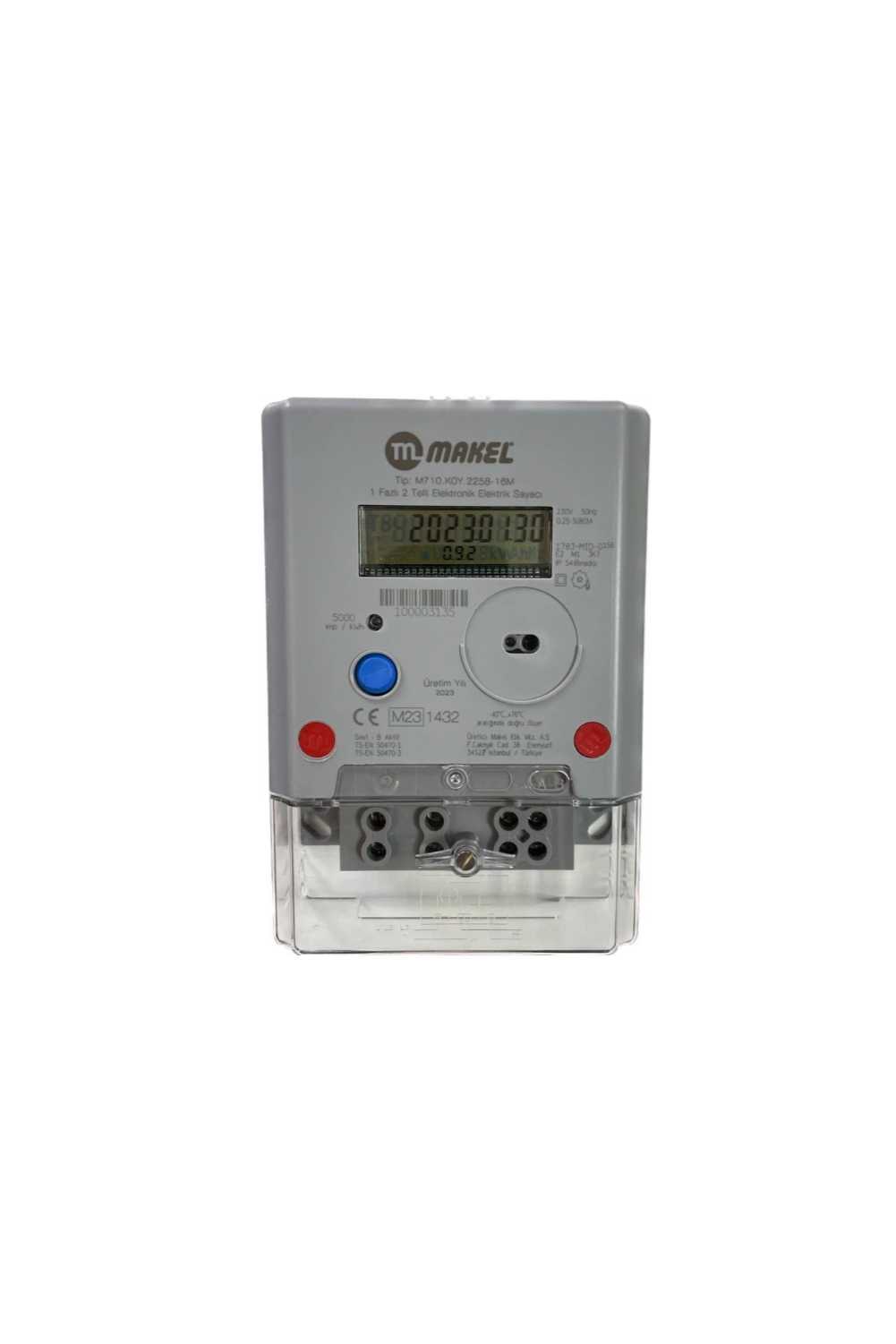 Makel Monofaze Sayaç M710.KOY.2258 - akpinarelektrikmarketim.com